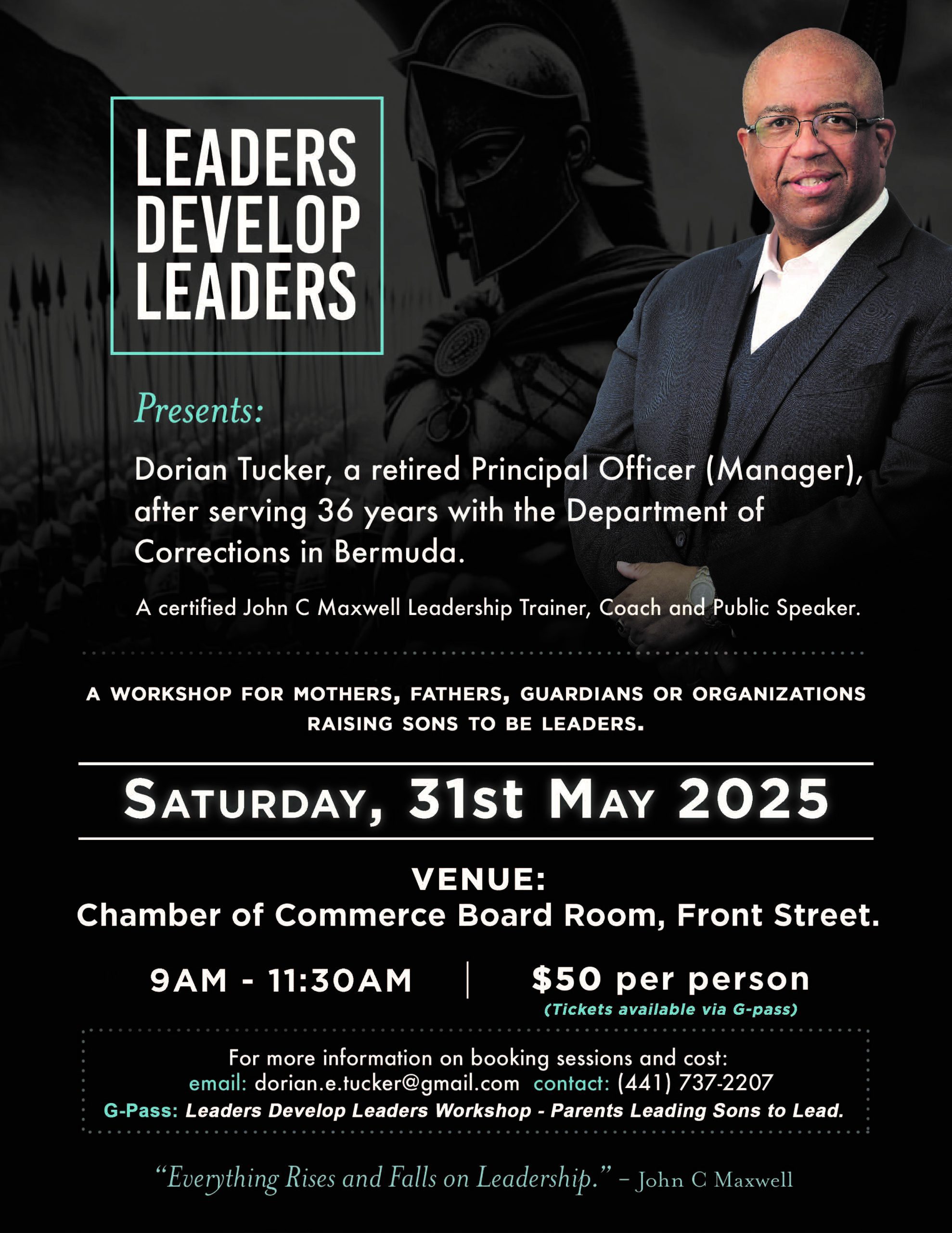Leaders Develop Leaders Workshop For Mothers And Fathers Raising Sons ...